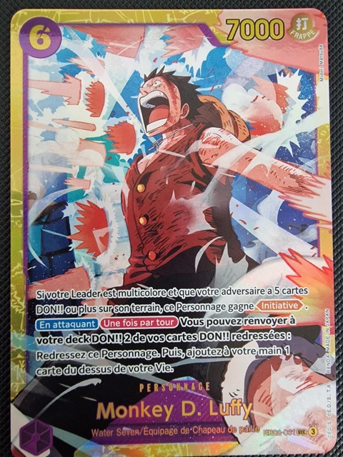CARTE ONE PIECE TCG : Monkey D. Luffy EB02-061 SEC FR EUR 15,00 ...