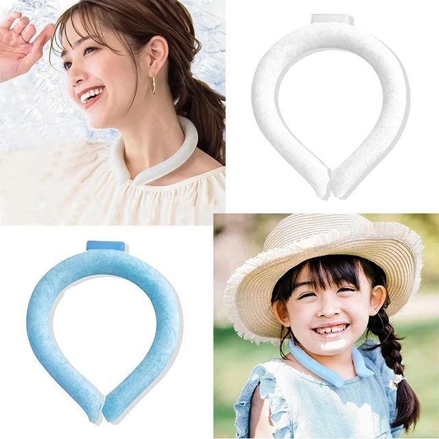 OUTDOOR FREEZE COOL Neck Band Cooling Neck Wraps Ring Ice Cushion Cold ...