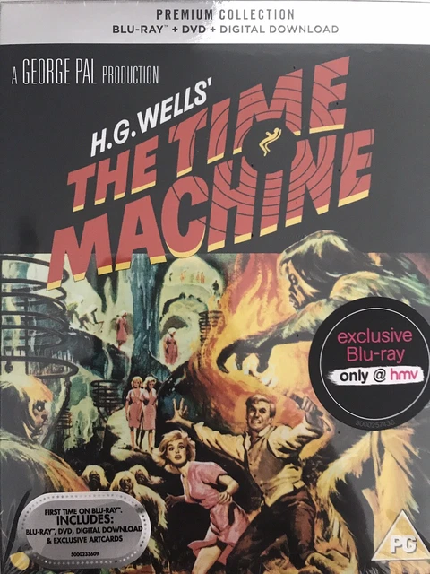 THE TIME MACHINE 1960 Blu-Ray Rod Taylor Premium Hmv Edition New ...
