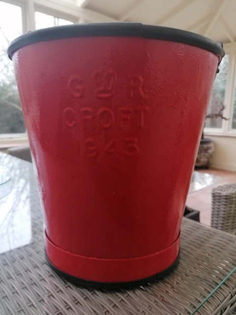 WW2 RAF CROFT Dated 1943 Fire Bucket £62.00 - PicClick UK