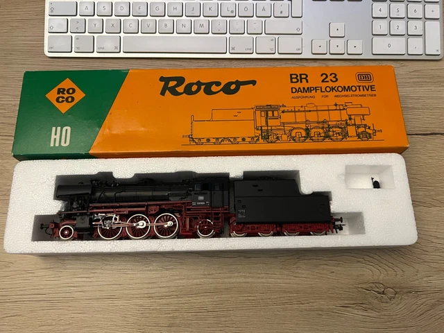 ROCO H0 ANALOGUE Steam Locomotive 14120 A BR23 105 DB Boxed Good ...