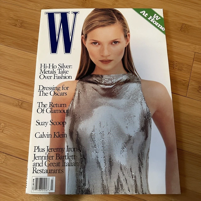 W MAGAZINE 1994 KATE MOSS Linda Evangelista Karen Mulder Supermodel ...