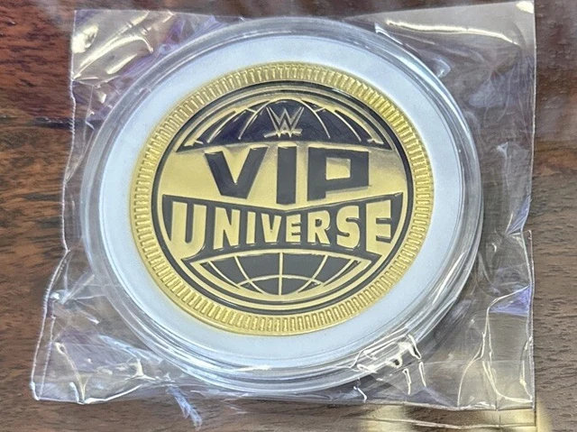 WWE EXPERIENCE VIP Universe Challenge Coin 2024-25 Medallion in Case ...