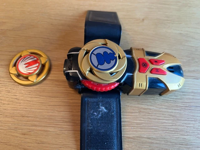 POWER RANGERS NINJA Storm Wind Morpher with all 2 Discs + Genuine Strap ...