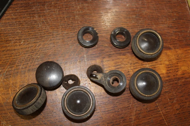 VINTAGE PHILIP VALVE RADIO BX645A Control Knobs £12.00 - PicClick UK