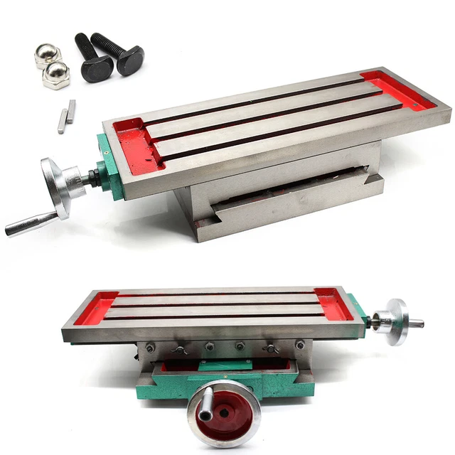 WORKTABLE X Y Axis Cross Slide Table Bench Drill Vise Fixture Milling ...