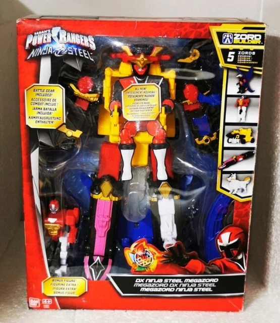 POWER RANGERS DX NINJA STEEL MEGAZORD 5 Zords Combine - Saban Bandai ...