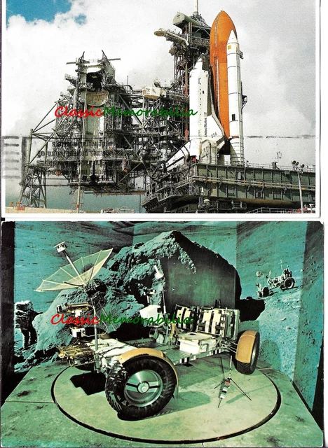 1980S NASA SPACE Post Cards - LRV Smithsonian & Shuttle Columbia 1992 Pad 39b £3.99 - PicClick UK