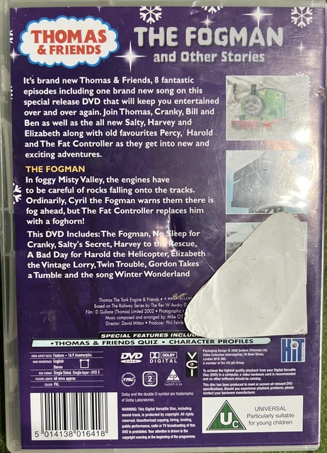 THOMAS THE TANK Engine And Friends - The Fogman And Other Stories (DVD, 2002) £7.02 - PicClick UK