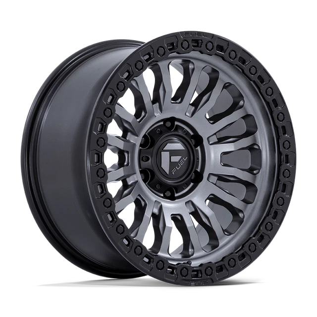 17X9 FUEL OFF-ROAD FC857 Rincon Matte Gunmetal With Black Lip Wheel 5x5 ...