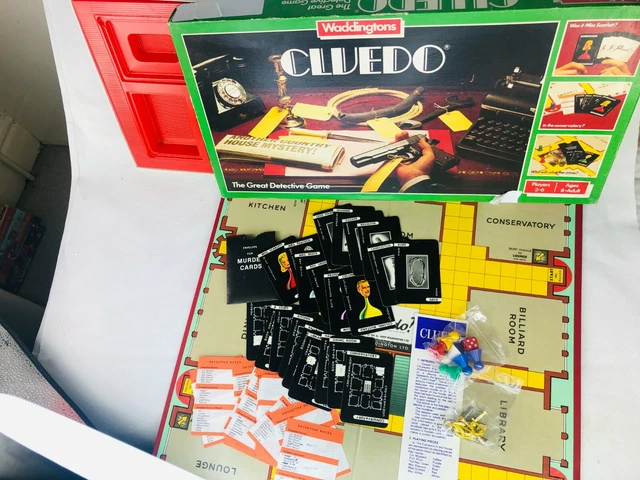 CLUEDO GIOCO DA Tavolo Completo Vintage Retro Waddingtons EUR 27,91 ...