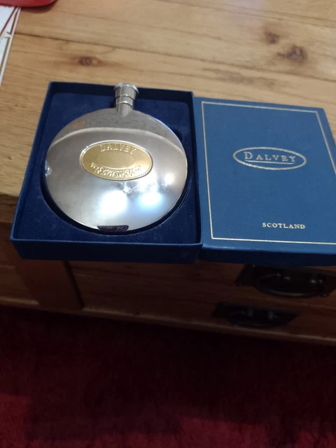 GRANTS OF DALVEY Scotland Hip Flask New Boxed £14.99 - PicClick UK