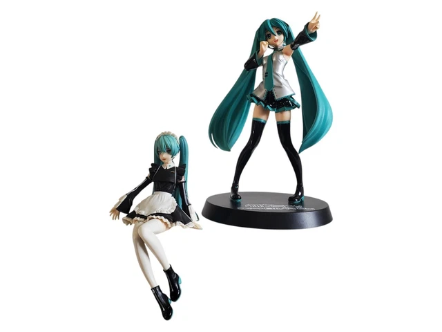 LOTE 2 FIGURAS Hatsune Miku SEGA Piapro Project DIVA + Noodle Stopper ...