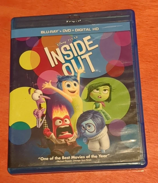 INSIDE OUT BLU-RAY Disney Pixar Pete Docter John Lasseter Andrew ...