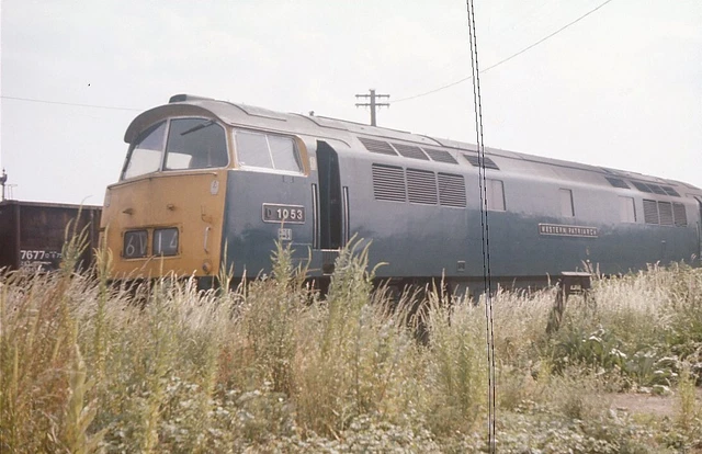 CLIFF ESSEX ORIGINAL Slide BR Class 52 WESTERN Diesel Loco D1053 ...