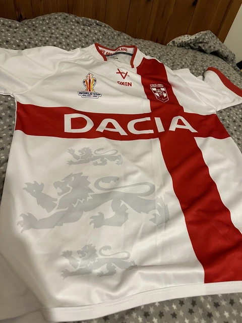 OXEN ENGLAND RUGBY League World Cup Shirt 2021 - Size L £19.99 ...