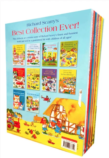 LIBRI RICHARD SCARRY - Richard Scarrys Best Collection Ever! - 10-Book ...