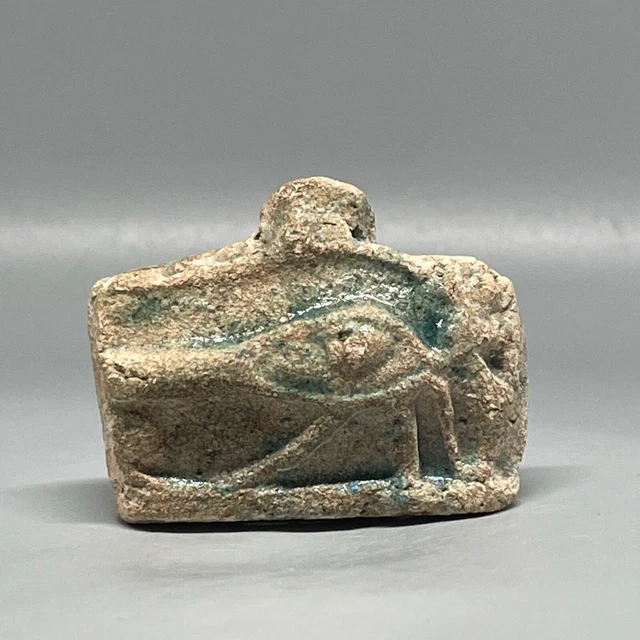 RARE ANCIENT EGYPTIAN Antique Faience Wadjet Eye of Horus Amulet 600 BC ...