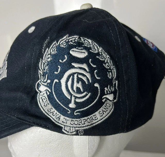 CARLTON BLUES FOOTBALL Club Men's Hat Cap Footy AFL Victoria #H $29.40 ...