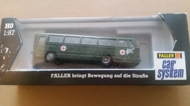 FALLER CAR SYSTEM H0 Bus MB O302 Militär EUR 80,00 - PicClick DE