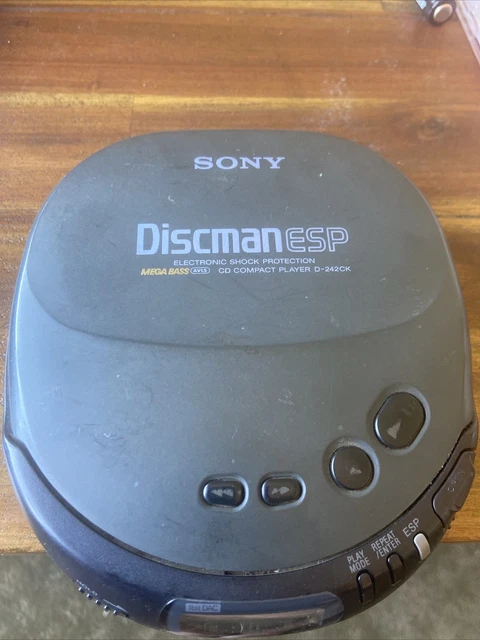 SONY D-247 DISCMAN ESP Portable CD Player Walkman MegaBass Shock ...