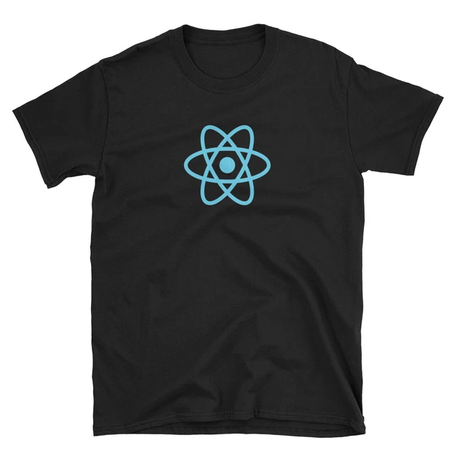 REACTJS REACT.JS OFFICIAL Logo JavaScript Framework T-Shirt $19.99 ...