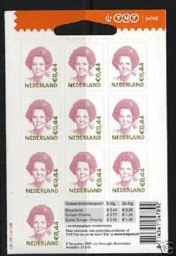 NEDERLAND NVPH VBAA2467B Hangboekje Beatrix inversie TNT logo Postfris ...