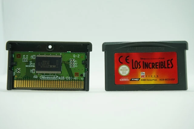 LOS INCREIBLES DISNEY Pixar Nintendo Gameboy Advance GBA Game Boy THQ ...
