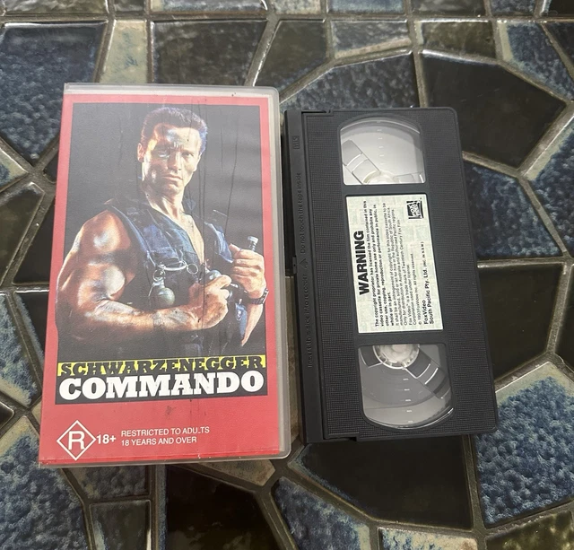 ARNOLD SCHWARZENEGGER COMMANDO 1985 VHS Video Tape Twentieth Century ...