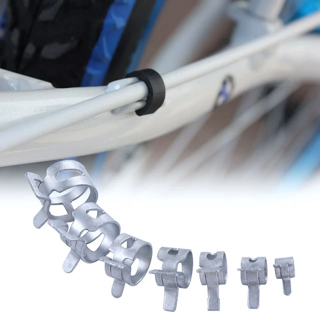 STEEL AIR TUBE Fastener Water Pipe Clamp Hoops Spring Clips Hose Clamps ...