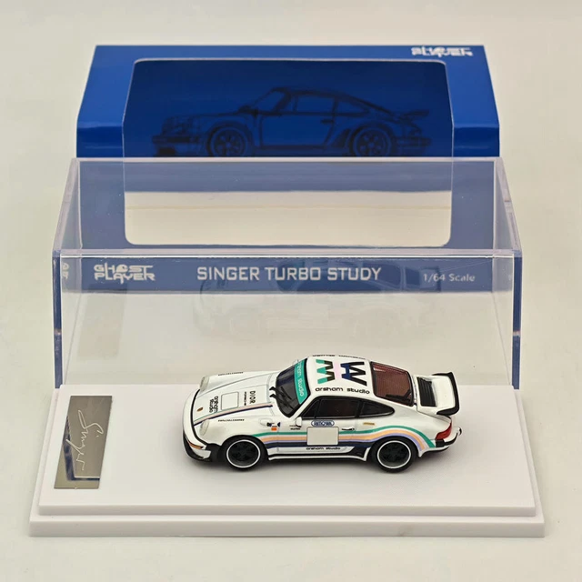 1/64 GHOST PLAYER Porsche White Singer Turbo Study 930 Classic Sport ...