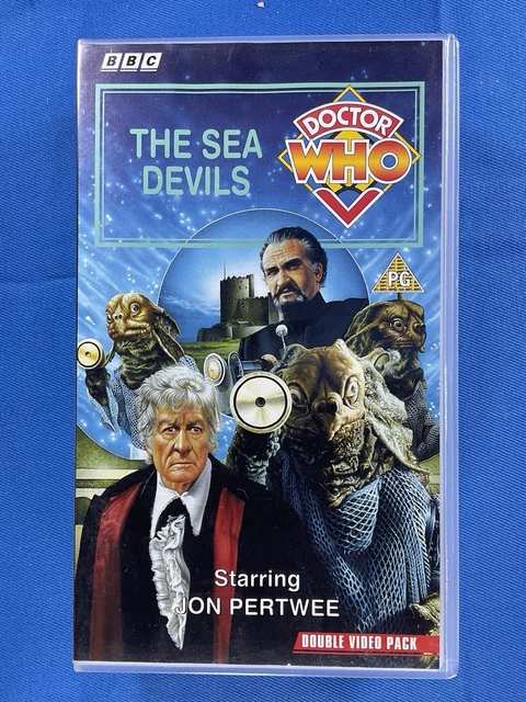 DOCTOR WHO - The Sea Devils - Jon Pertwee - VHS - BBC Video £4.95 ...