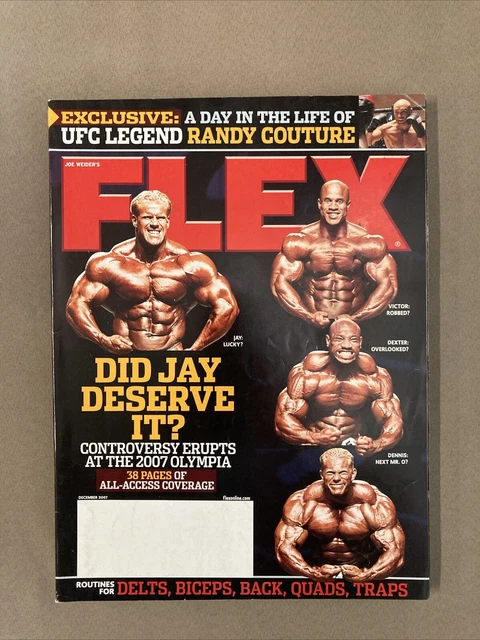 FLEX BODYBUILDING MUSCLE Magazine / Mr. Olympia Contest / Jay Cutler ...