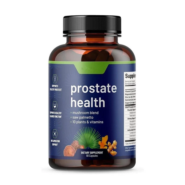 PROSTATE HEALTH CAPSULES Natural Support for Men’s Wellness 60 Count ...