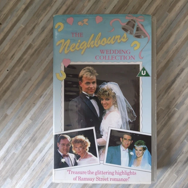 THE NEIGHBOURS WEDDING Collection - PAL VHS Video Tape (A32) Kylie ...