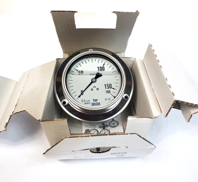 WIKA PG23CP.100 160 bar ZT2282.00 02252596 Rohrfedermanometer CrNi ...