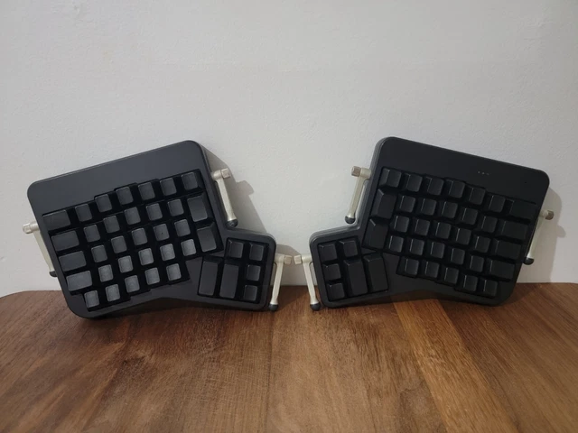 ERGODOX EZ MECHANICAL Keyboard Black Left & Right Great Shape Tested ...