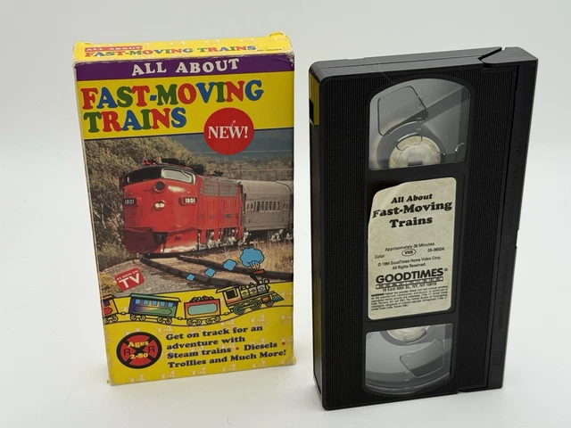 ALL ABOUT FAST Moving Trains VHS Goodtimes Strasburg Western Maryland ...