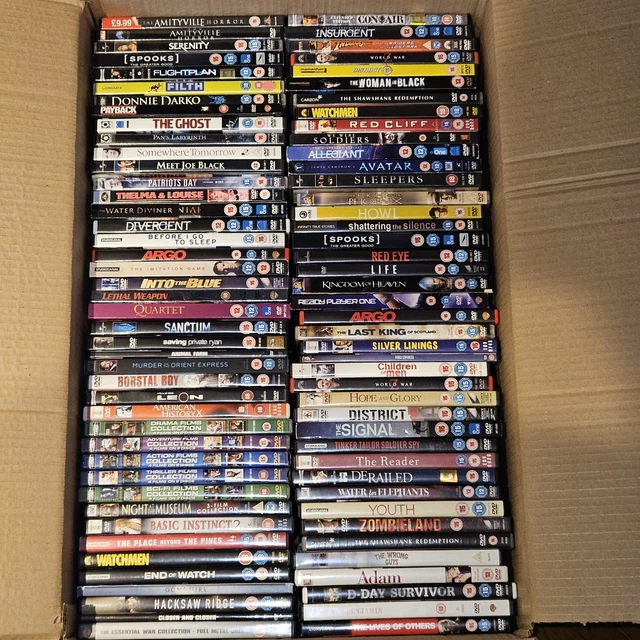 LARGE DVD 180+ JOB LOT / BUNDLE Large Mixed Genre Collection, Free ...