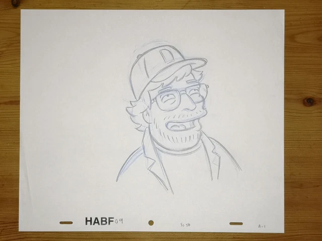 ORIGINAL PRODUCTION DRAWING Cel The Simpsons Studio Animation Art TV ...