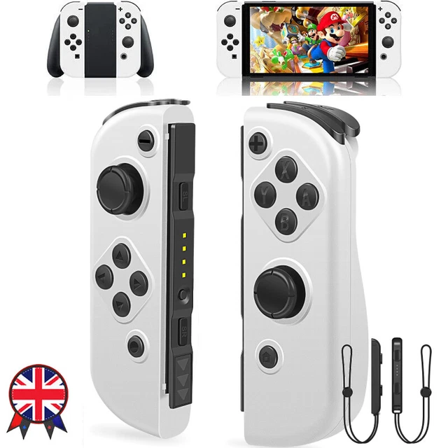 FOR NINTENDO SWITCH Left Right Controller White Switch/OLED Joycon ...