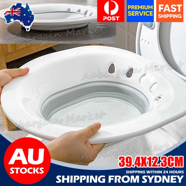 FOLDABLE HANGING TOILET Sitz Bath for Postpartum Hemorrhoids Patients ...