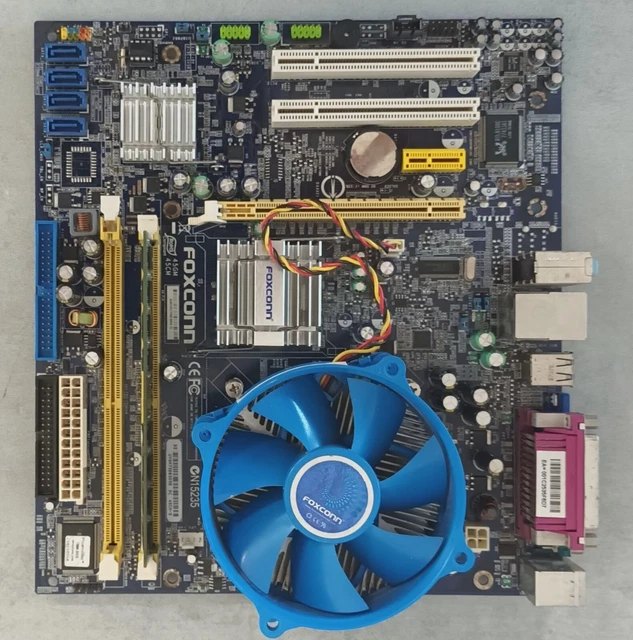 FOXCONN G31MX LGA775 Motherboard Q6600 Intel Core 2 Quad 4GB DDR2 Retro ...