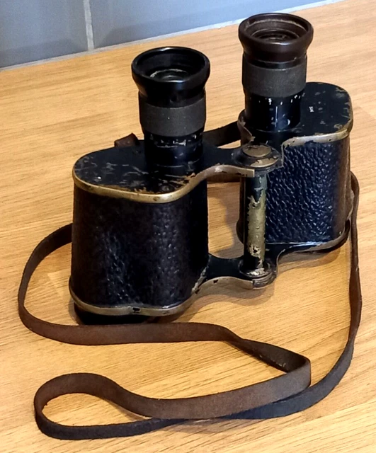 EARLY MILITARY BINOCULARS For Restoration. With Broad Arrow/Crows Feet ...