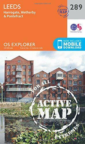 OS EXPLORER CARTE Actif (289) Leeds (OS ) Par Ordnance Survey EUR 22,01 ...