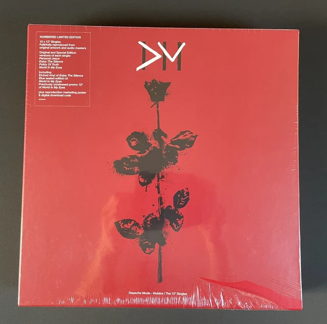 DEPECHE MODE VIOLATOR - The 12" Singles Box Set - Rare 10 x 12” Vinyl ...