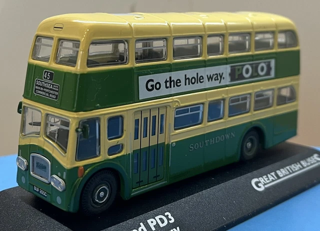 ATLAS 1:76 LEYLAND PD3 Queen Mary Bus - Southdown Southsea £4.50 ...