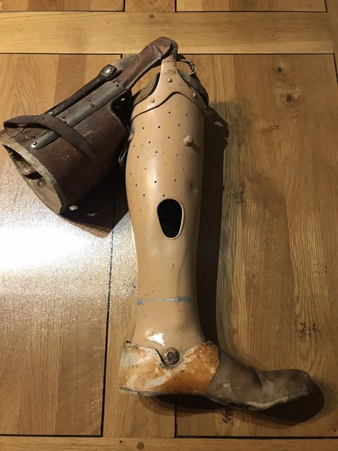 ANCIENNE PROTHÈSE DE jambe médicale EUR 75,00 - PicClick FR