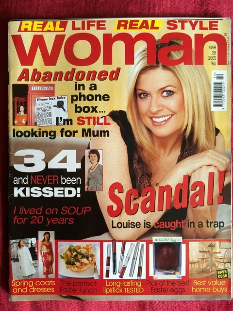WOMAN MAGAZINE 28/03/2005 EMILY SYMONS Jesse Birdsall Kate Garraway ...