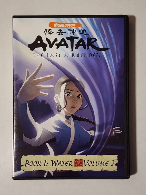 AVATAR THE LAST Airbender Book 1 Water Volume 2 Dvd 2006 Nikelodeon Paramount £7.81 - PicClick UK